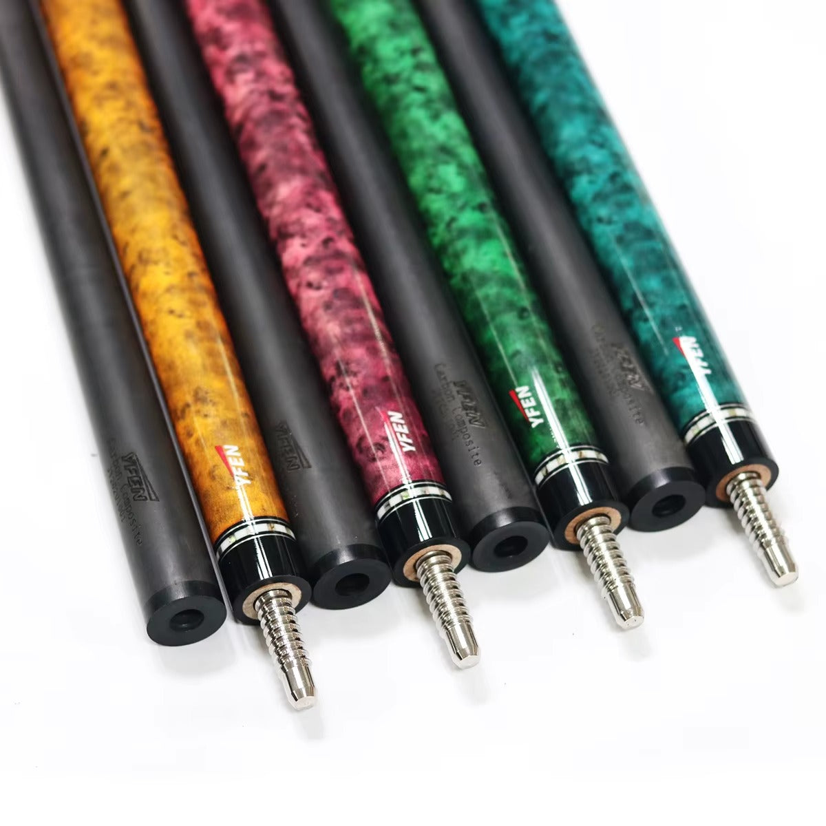 YFEN Premium Carbon Fiber Pool Cue with Pro Taper (11.5mm-12.5mm ...